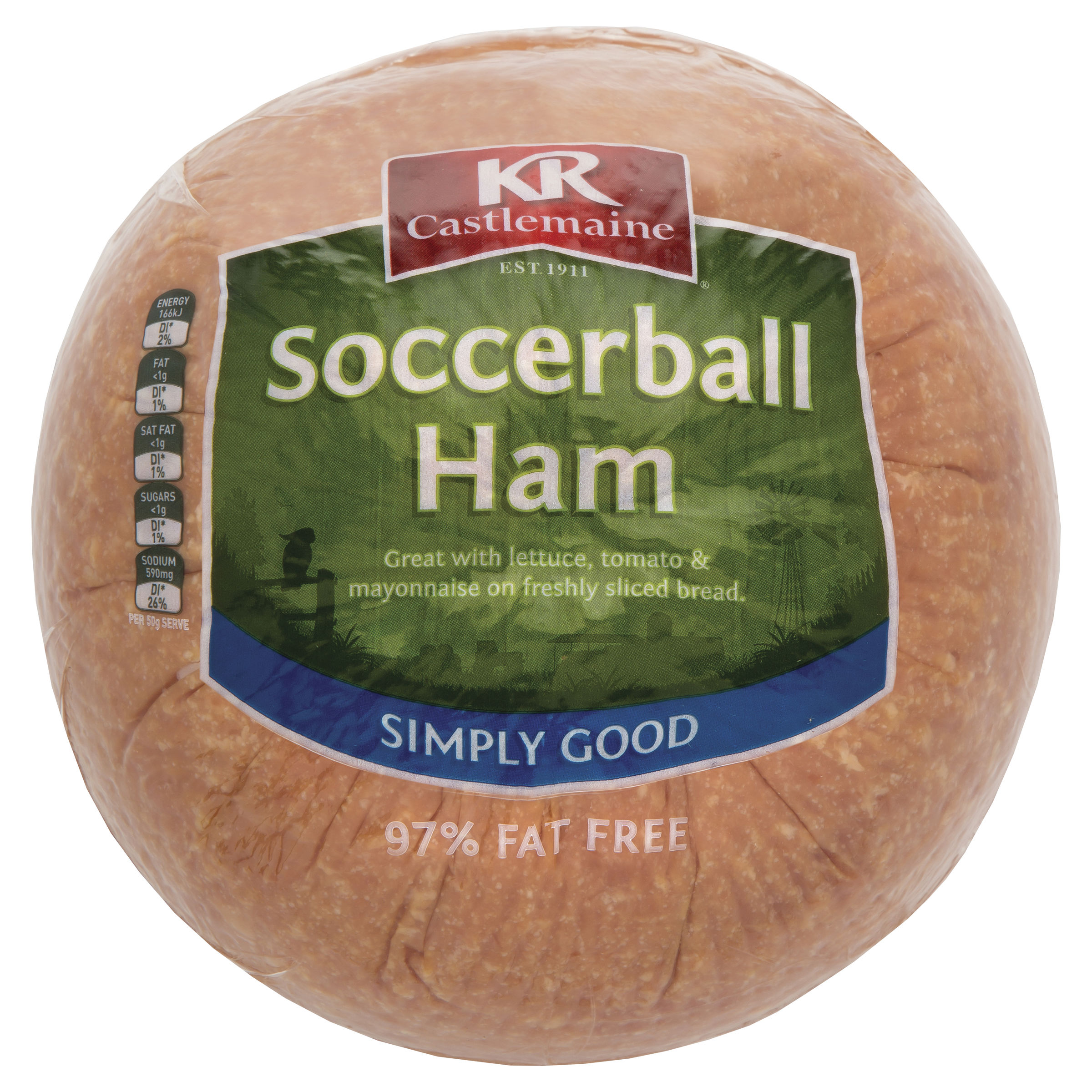 KR Castlemaine Soccerball Ham Half | KR Castlemaine